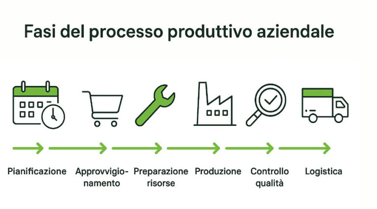 Processo produttivo: fasi, esempi e ottimizzazione con MES